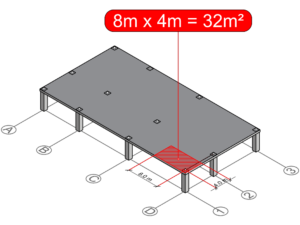 Tributary Areas of Columns and how to Best Calculate them - Tribby3d