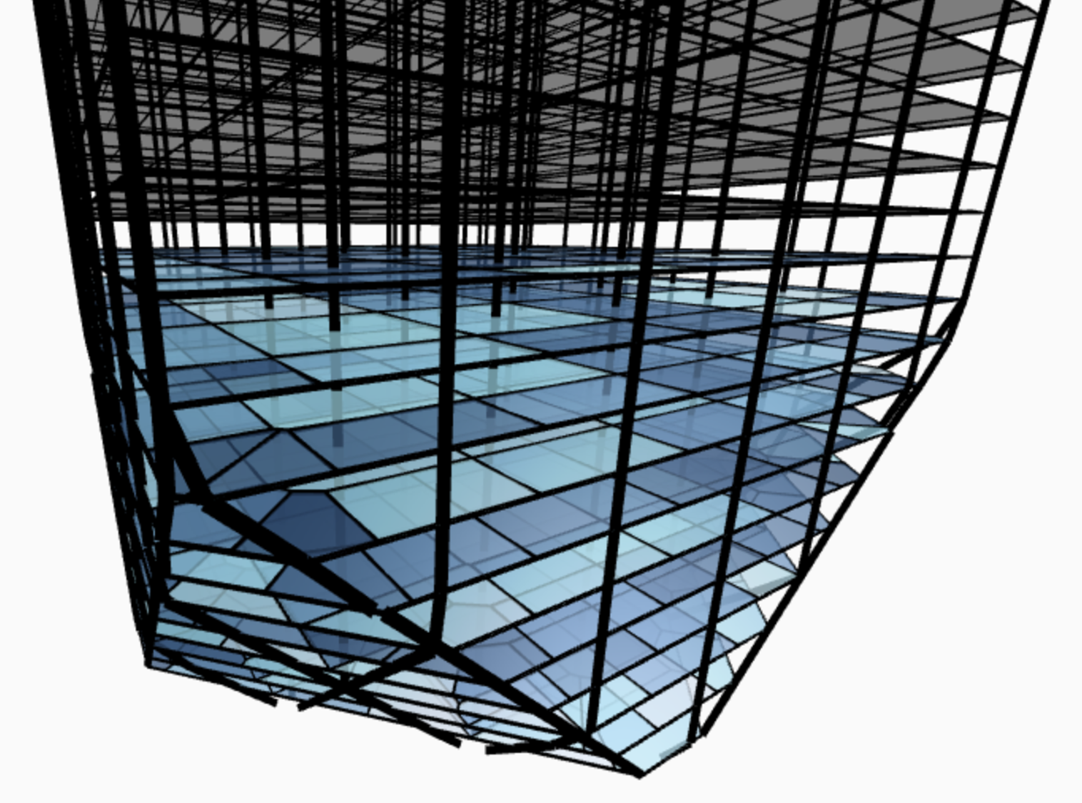 Tributary areas and column load takedown of a diamond shaped building 💎 ...